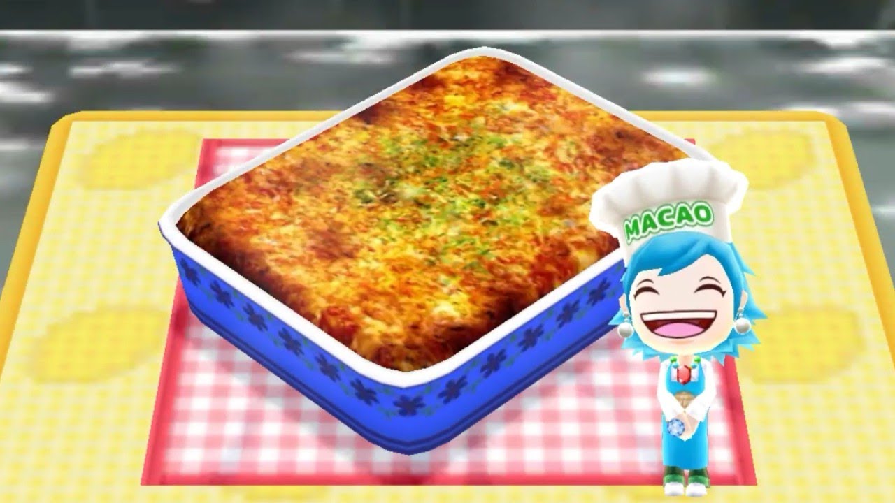 cooking lasagna - android gameplay - cooking mama let's cook #38 - no ...