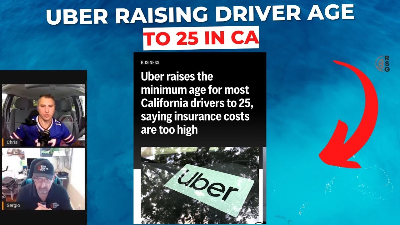 Uber Raising The Age Limit Of New Drivers In CA To 25 - YouTube