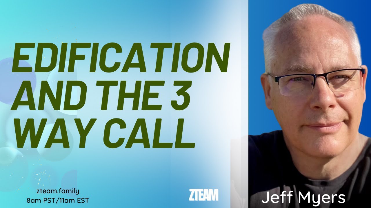 Mr. Jeff Myers explains the importance or edification and how to apply ...