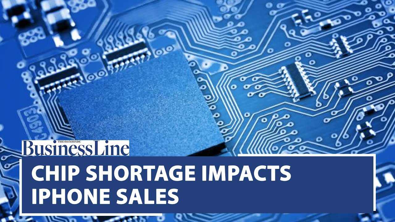 Global semiconductor chip shortage pinches Apple's iPhone sales - YouTube