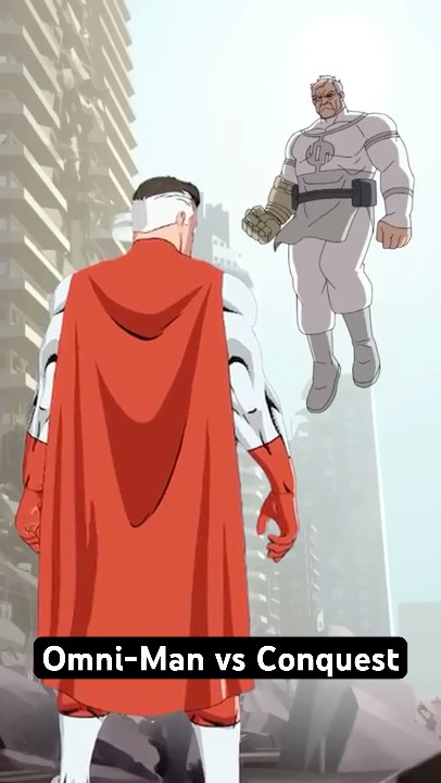 Omni-Man vs Conquest FIGHT in INVINCIBLE - YouTube