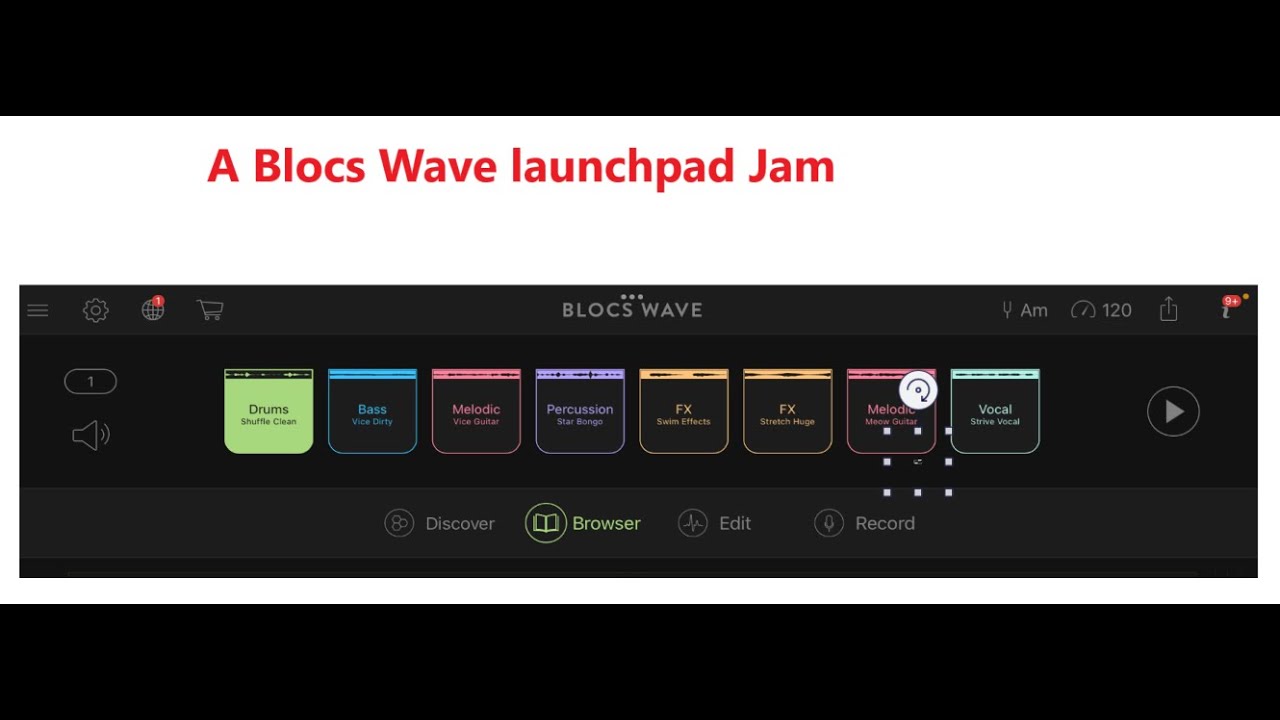 My Blocs wave in Launchpad jam - YouTube