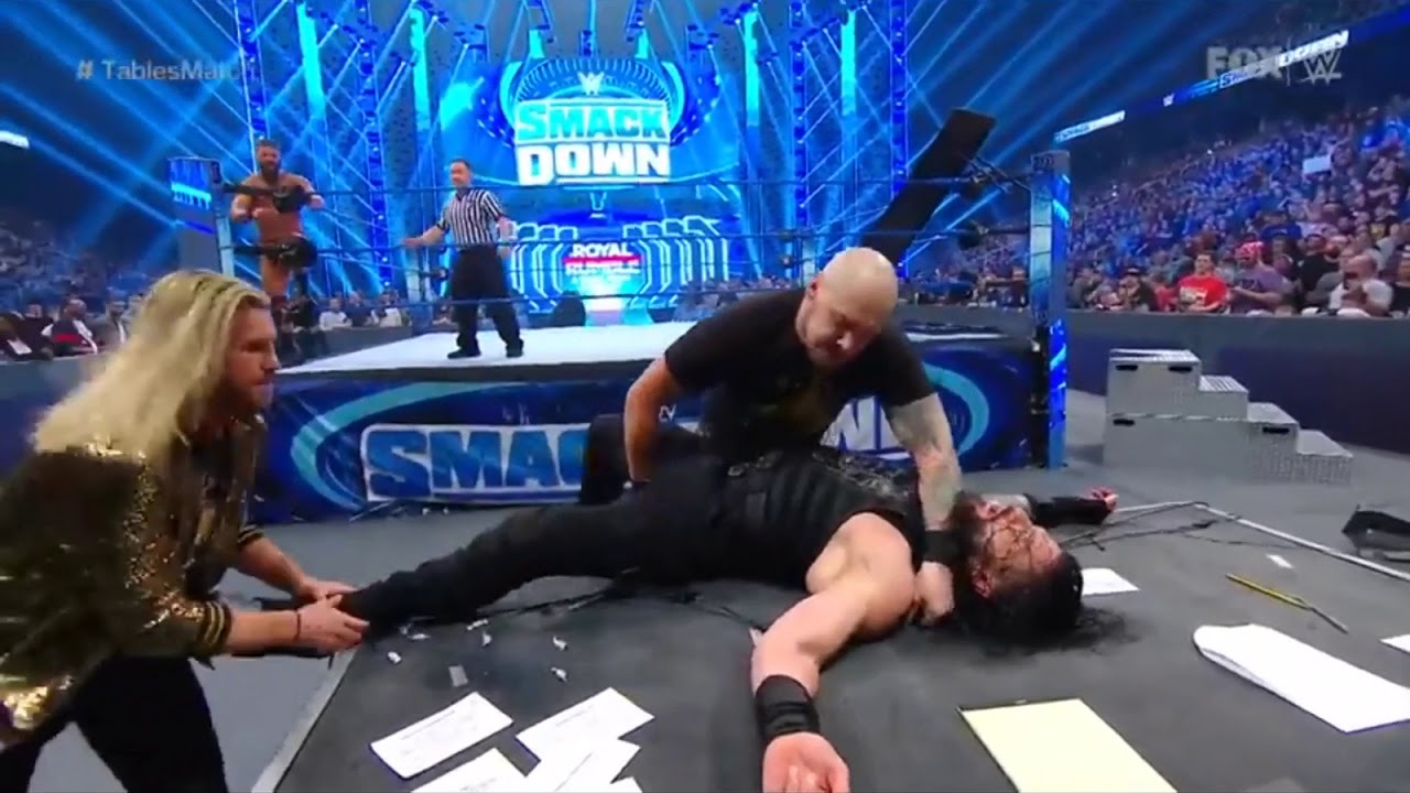Robert Roode vs Roman Reigns | Tables Match | Smackdown, January 17th ...