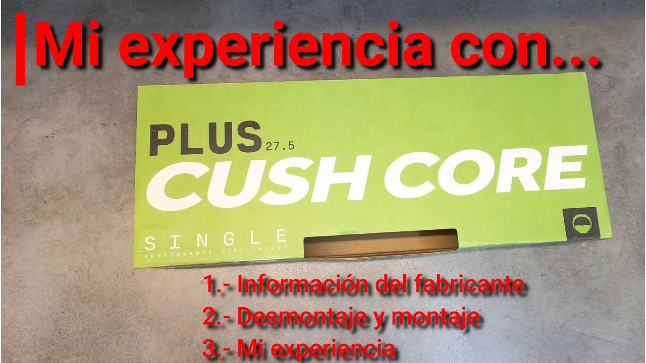CUSH CORE INSTALACIÓN - GUIA / INSTALLATION GUIDE - YouTube