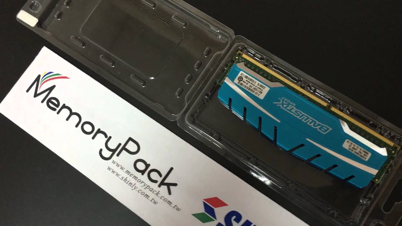 Crucial memory ram packaging (www.memorypack.com.tw) - YouTube