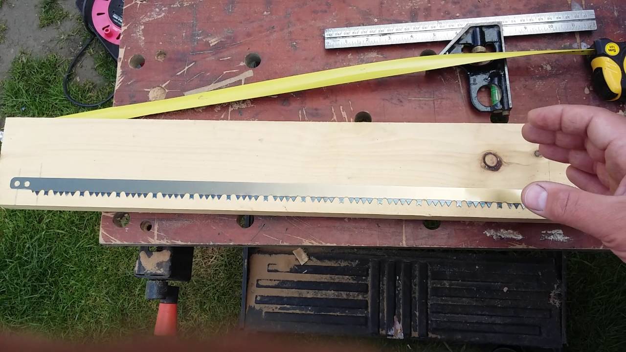 Make your own bow saw frame part 1 - YouTube