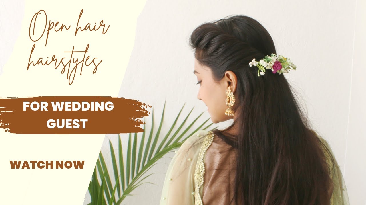 2 Open Hair Hairstyles For Beginners|Easy And Simple|Beautybook - YouTube