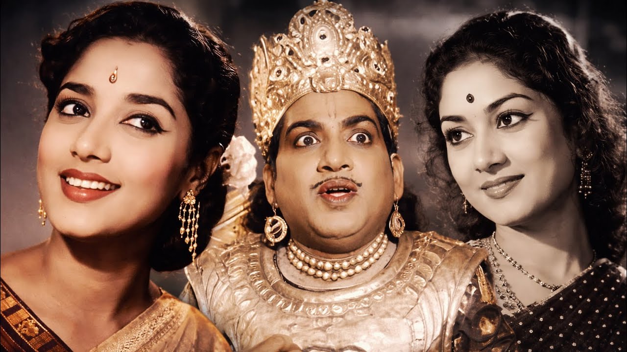 Relangi as a *HERO* #relangi #savitri #jamuna #anjali #krishnakumari ...