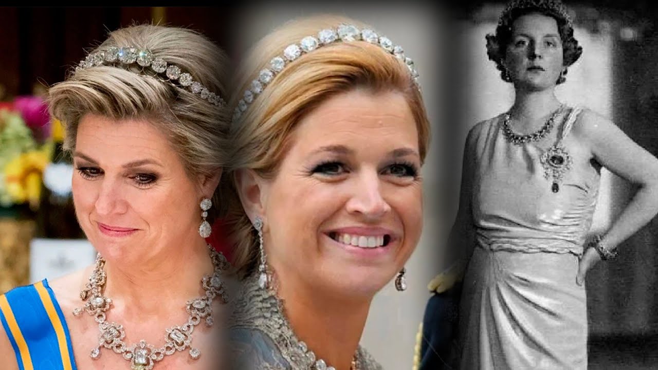 👑 DIAMOND BANDEAU: The Queen's Favorite Tiara for Holland's Rulers! 💎👑 ...
