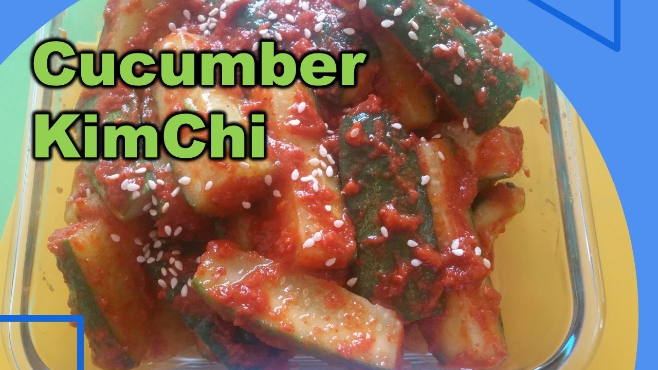 The Crunchiest Cucumber Kimchi, NO FISH SAUCE, NO SUGAR - YouTube