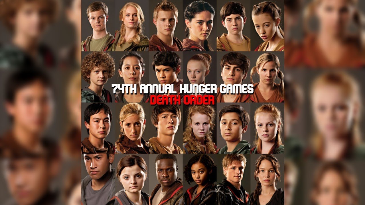 The 74th Hunger Games Death Order - YouTube