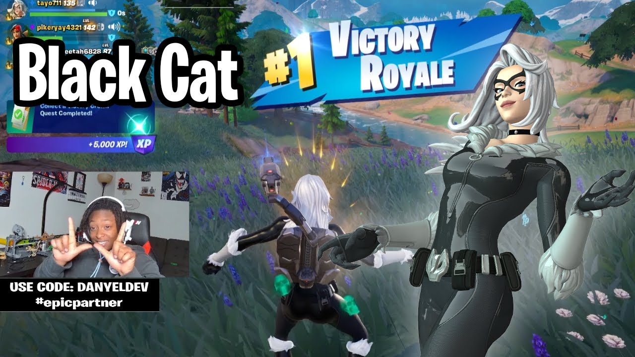 Black Cat Victory Royale - YouTube