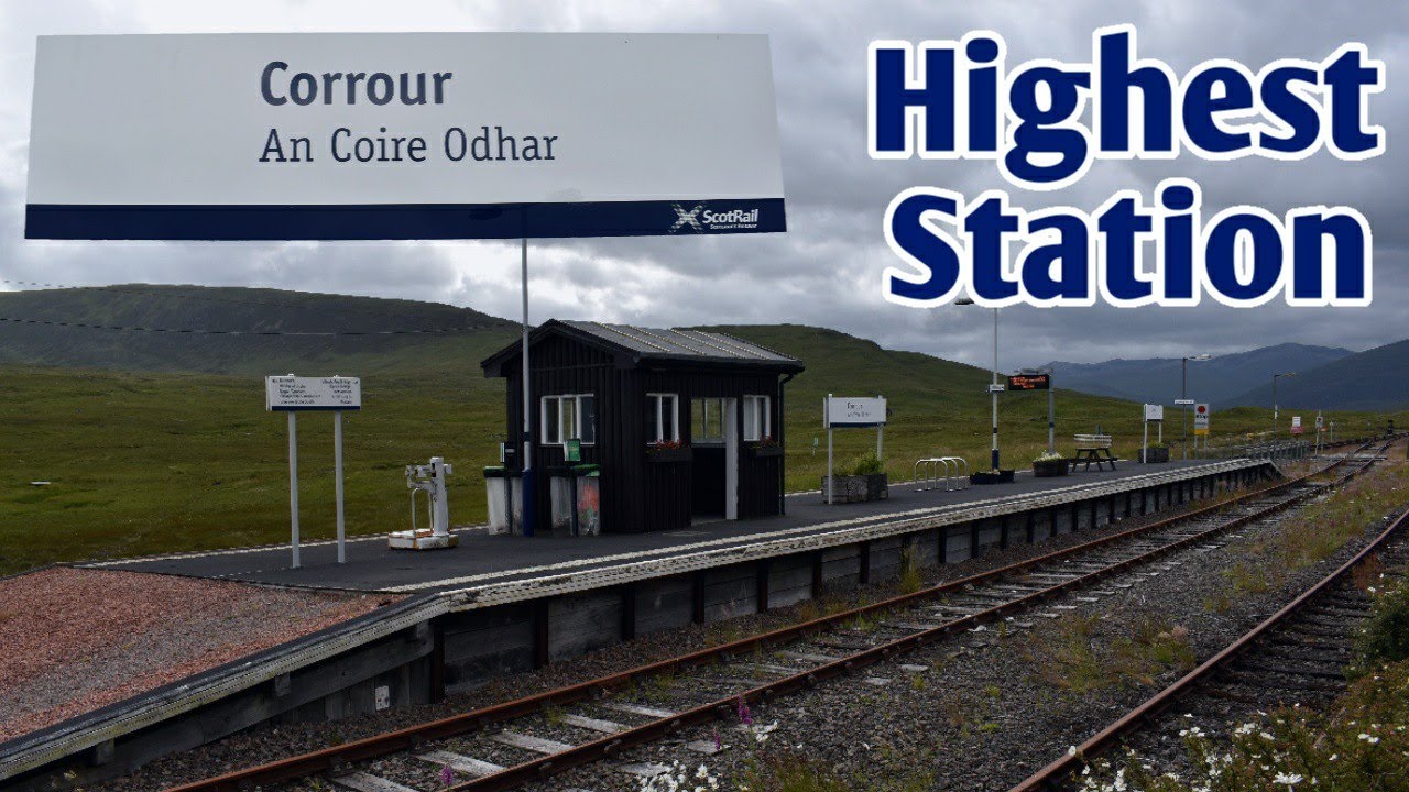 Corrour Railway Station***HIGHEST STATION***(Most Remote Railway ...