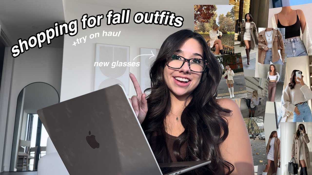 SHOPPING VLOG | clothing haul, fall essentials, buying a new wardrobe ...
