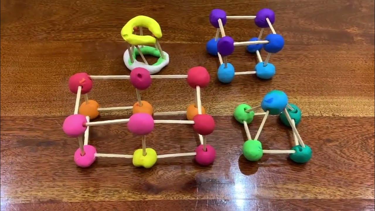3D Shapes Model || Grade 2 School Project | Maths Project | Math Model ...