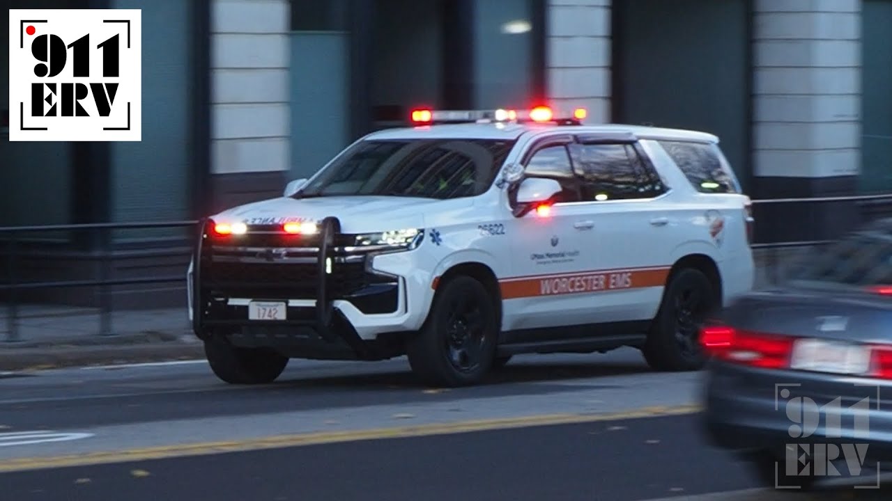 Worcester EMS Responding x3 - YouTube