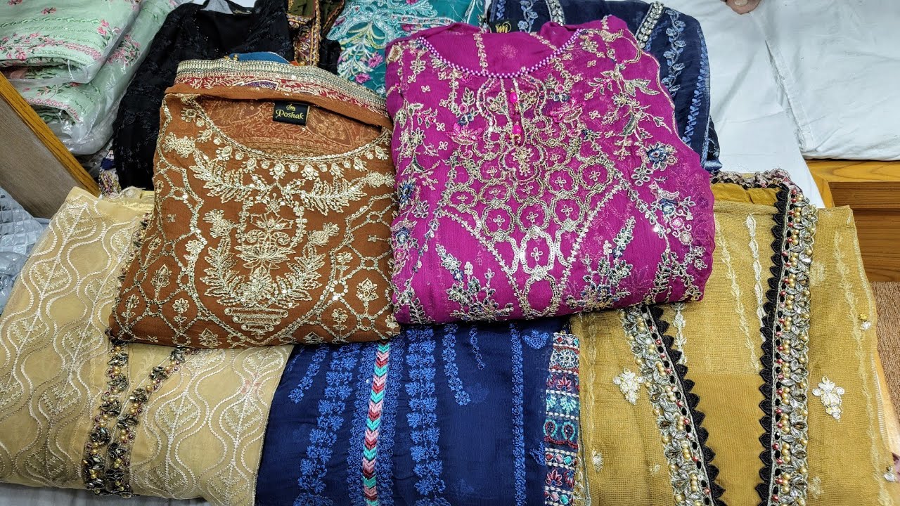 Pakistani Adans Libas / Poshak Brand Three piece | Pakistani Dress price in Bangladesh - YouTube