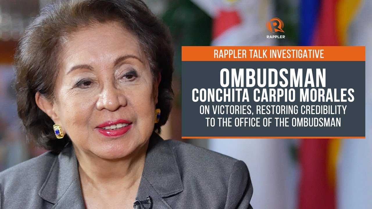 Rappler Talk: Conchita Carpio Morales on restoring credibility to the ...