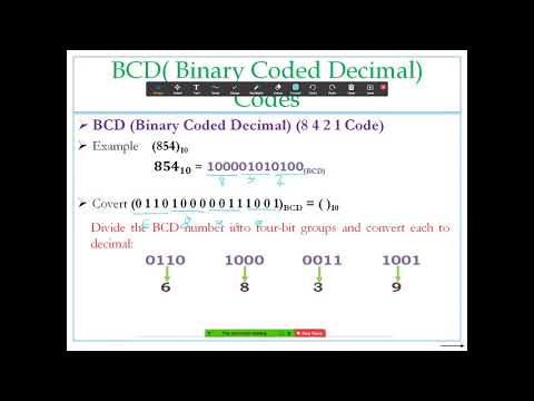 8-BCD 8 4 2 1 Code - YouTube
