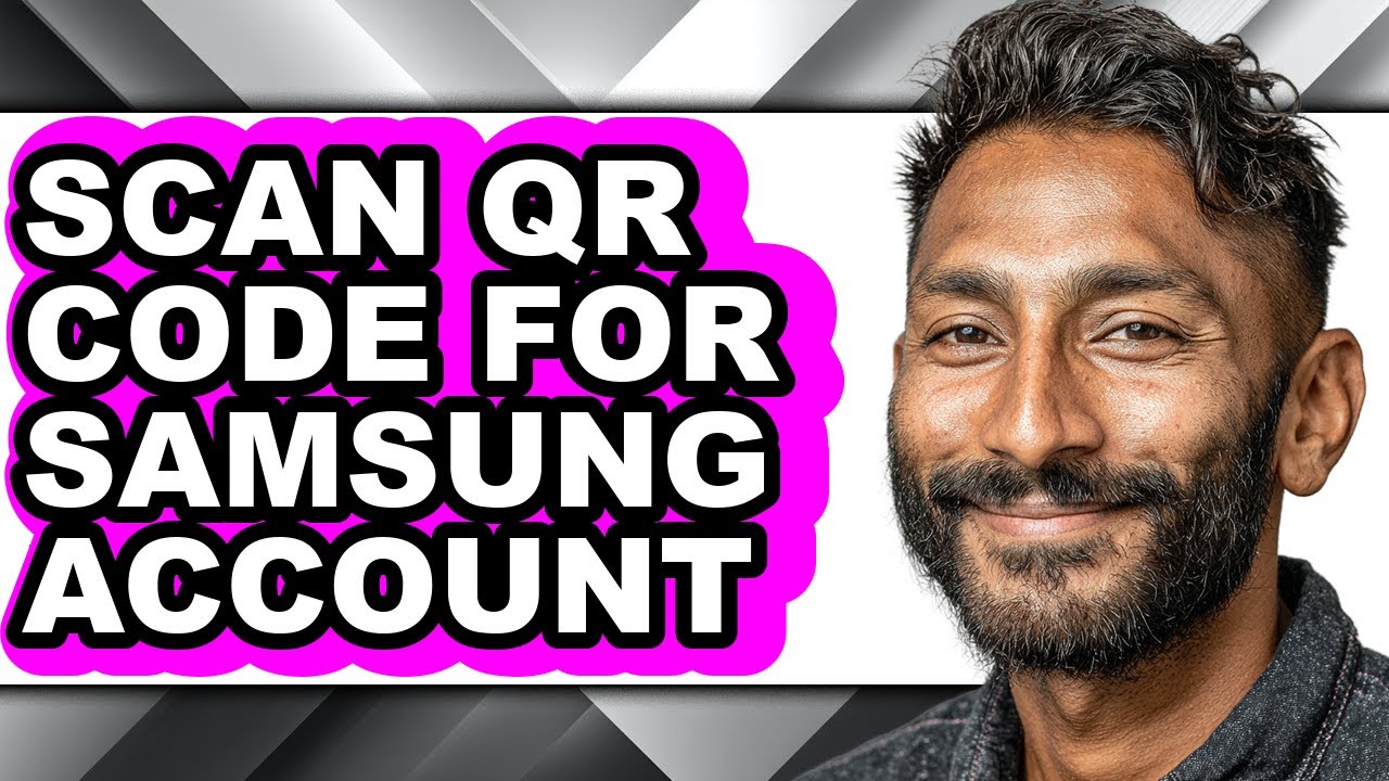 How to Scan Qr Code for Samsung Account - Step by Step - YouTube