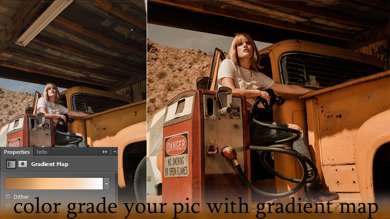 Color grade your photos with gradient map in photo shop | @piXimperfect ...