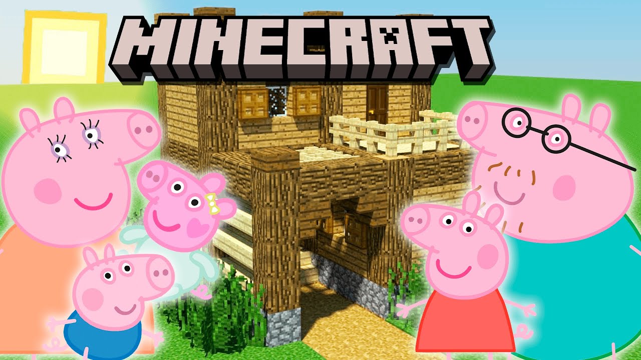 Peppa Pig Family Play Minecraft 342 - YouTube