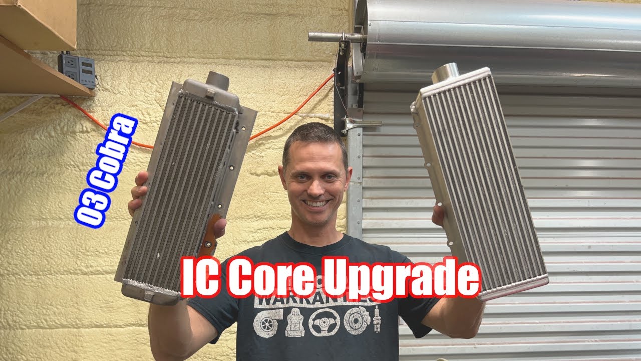 VMP Intercooler Core upgrade on our 03 Cobra Project Redfire - YouTube