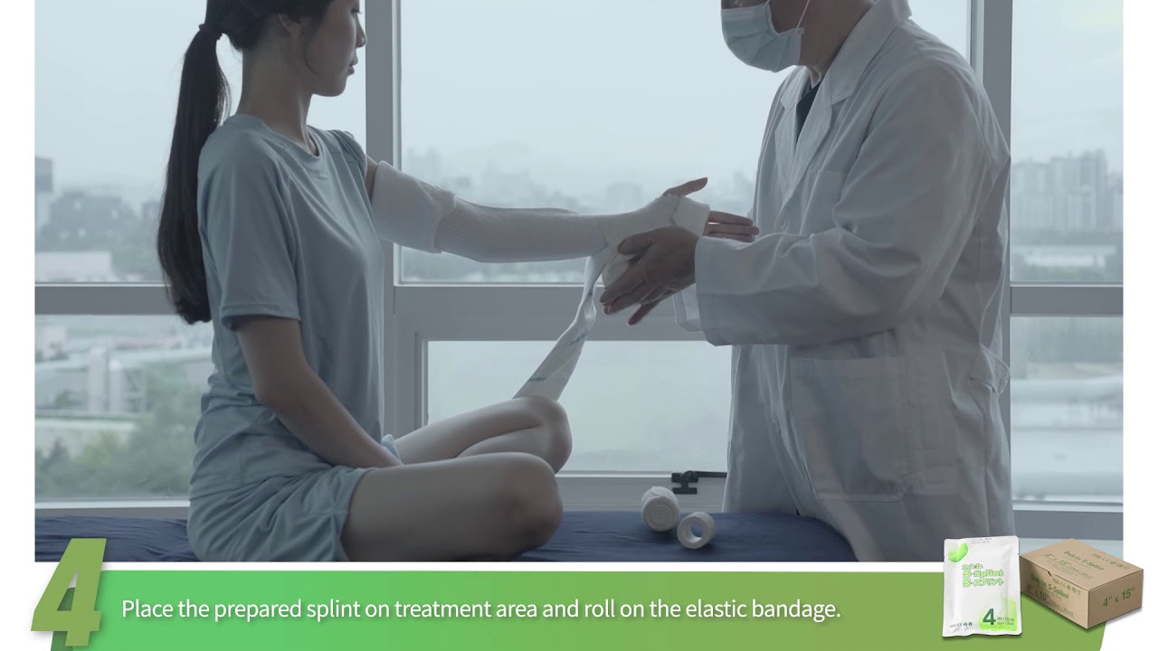 [Application] Long Arm Splint (Splint) - YouTube
