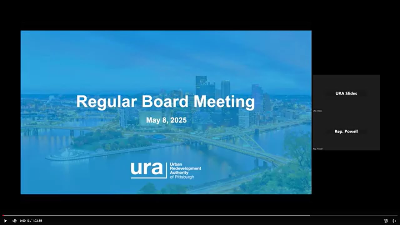 May 8, 2025 URA Regular Board Meeting - YouTube