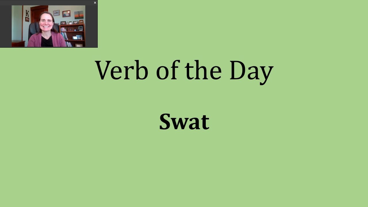 Verb of the Day - Swat - YouTube