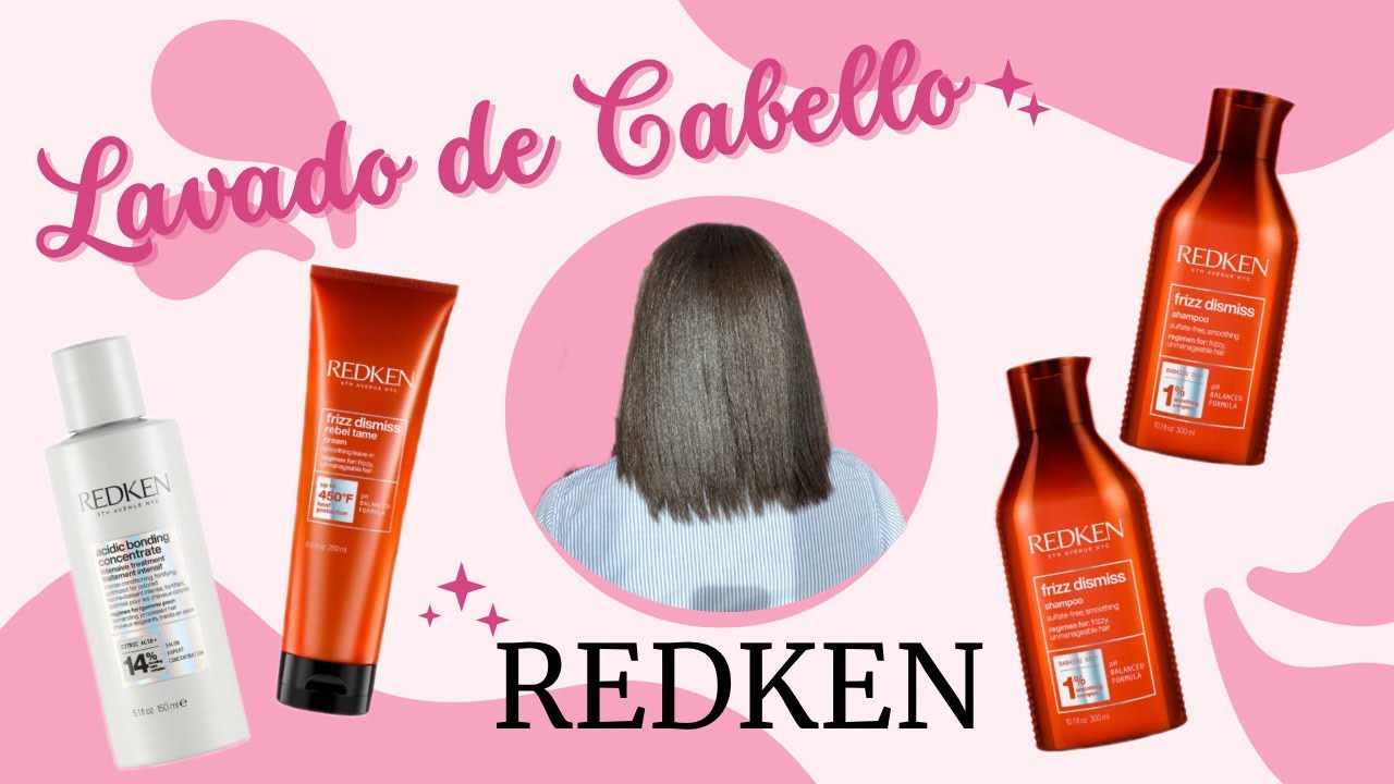 Lavado de Cabello con la Línea Redken Frizz Dismiss y ABC #redken # ...