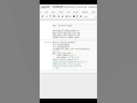 Day 39 | List Input 2 | Mechanical to data science #datascience #mechanical #python #coding #ml ...
