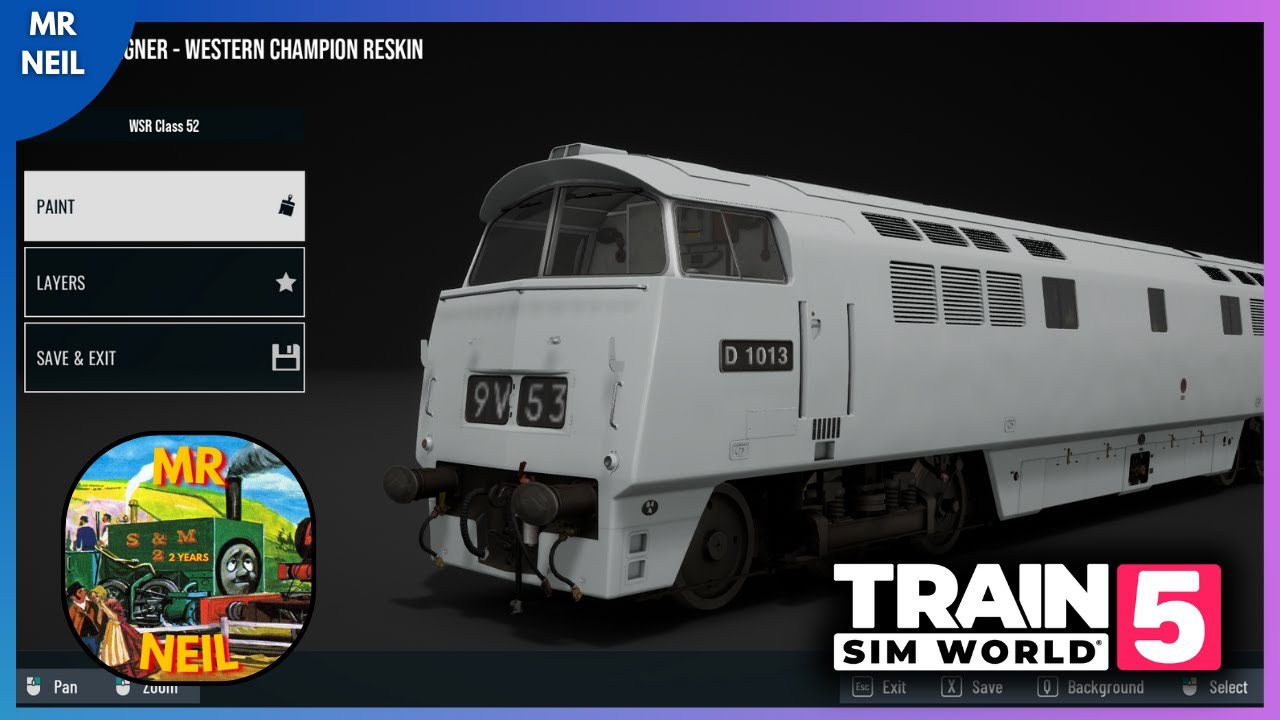 Train Sim World 5 - Class 52 Livery Designer (LIVE🔴) - YouTube