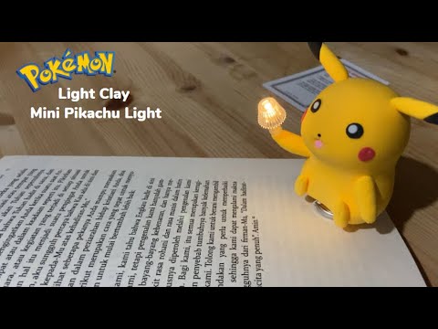 Pokemon Clay Art - Pikachu Mini Light ( DIY Sculpting and LED Light ...
