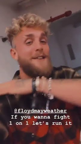 Jake Paul explains why he ran. Mayweather beef #shorts #subscribe - YouTube