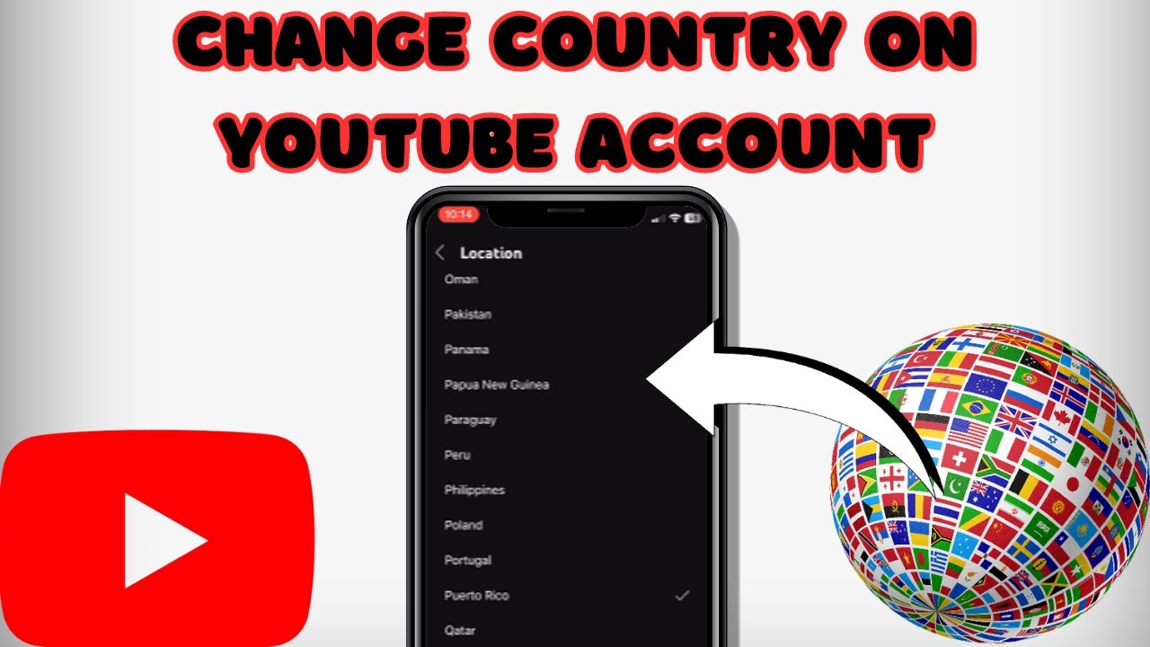 How to Change Country on YouTube Account [iOS & Android] - YouTube