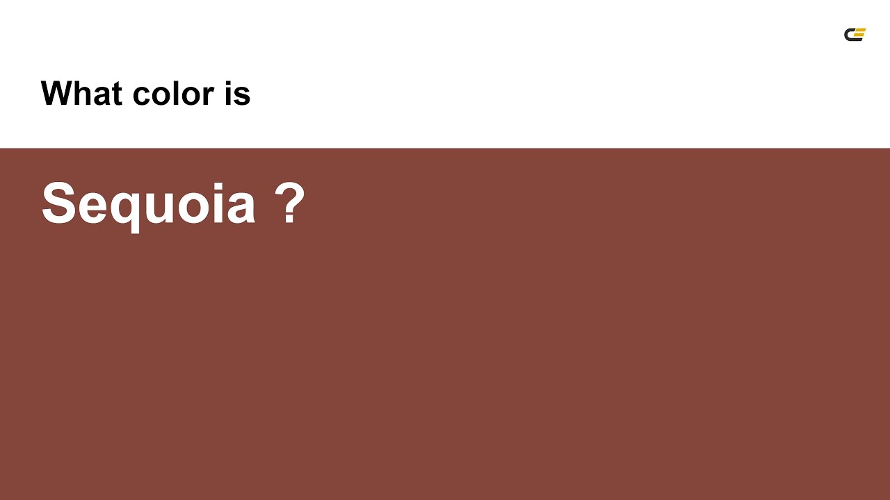 Sequoia color #84463b hex color - Red color - Cool color 84463b - YouTube