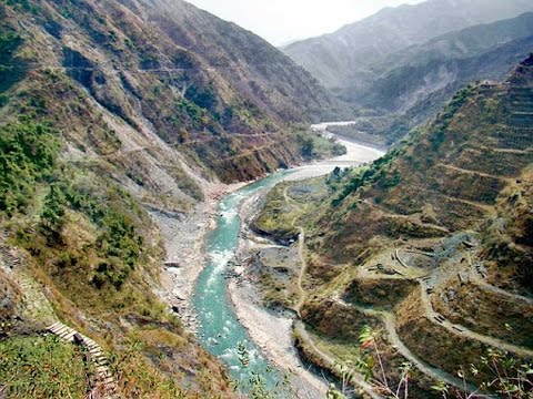swimming in Karnali river - YouTube