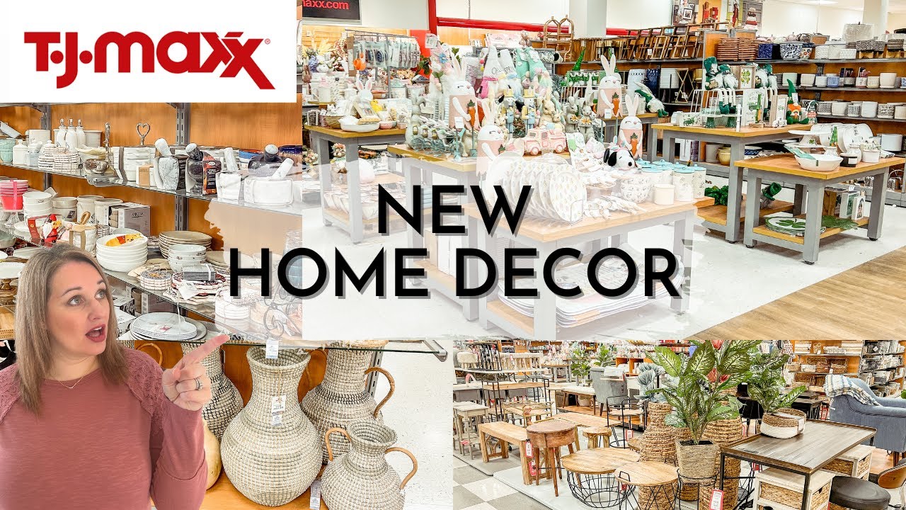 TJ MAXX SHOP WITH ME | BUDGET HOME DECORATING IDEAS - YouTube