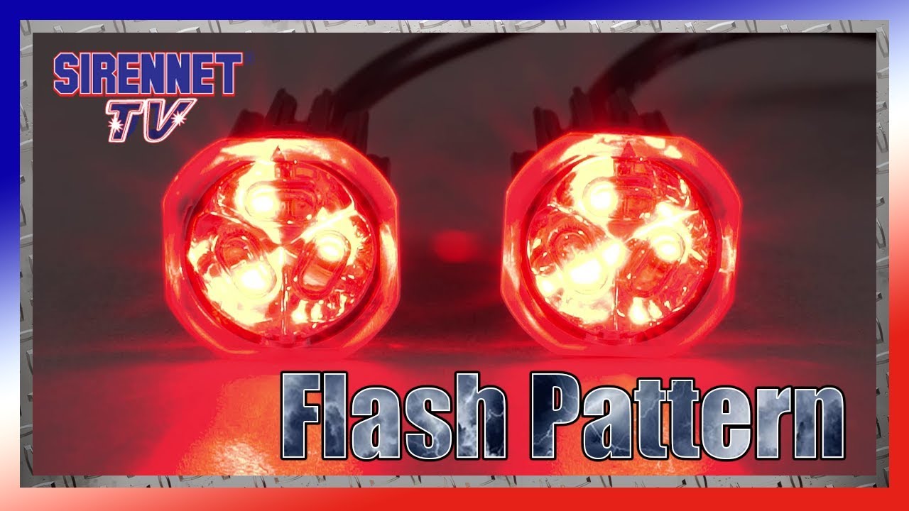 Flash Pattern: Code 3 4-Pack MultiColor Hide-A-Blast Lights - YouTube