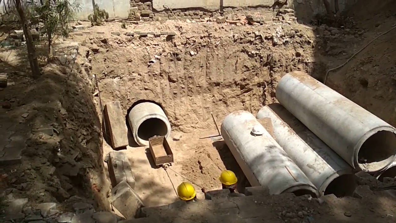 600MM RCC PIPE PUSHING BY WWW.VPEP.IN - YouTube