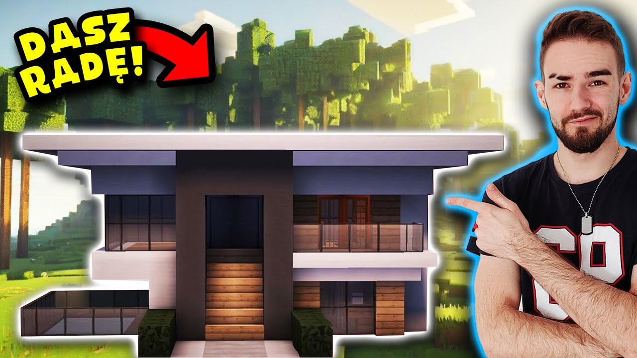 MINECRAFT: JAK ZBUDOWAĆ DOMEK MODERN? #02 - YouTube