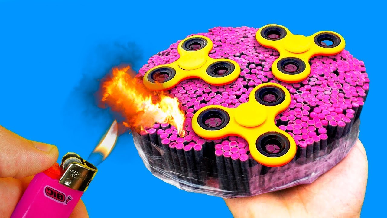3 CRAZY EXPERIMENTS WITH FIDGET SPINNER - YouTube