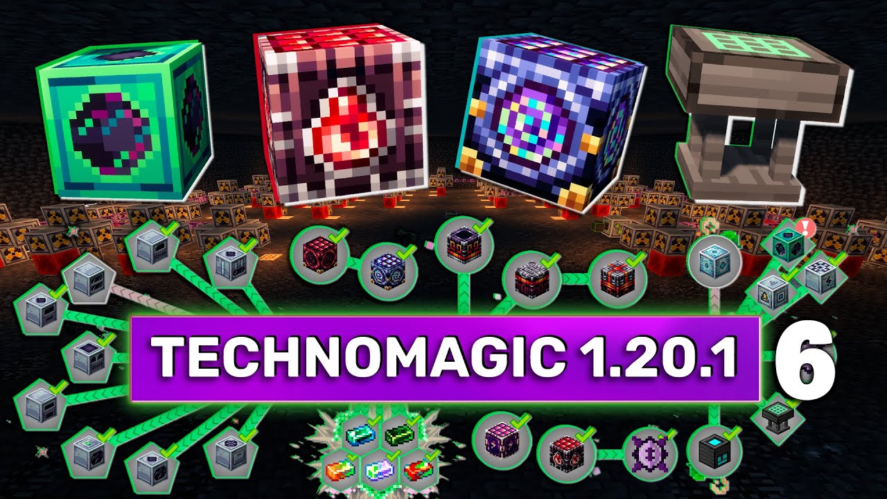 ПЕРВЫЙ 1,000,000,000 EUt в Minecraft TechnoMagic 1.20.1 NEXTEAM #6 ...