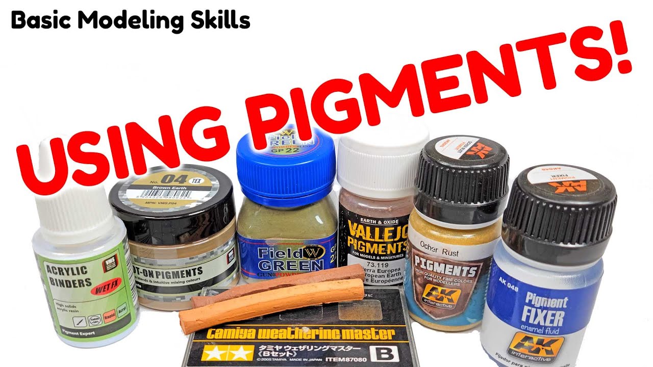 Using pigments! Basic Modeling Skills - YouTube