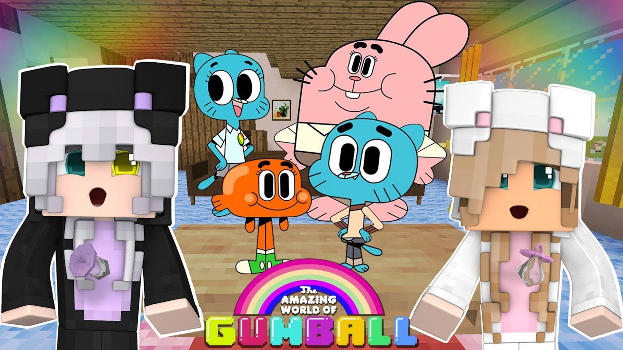 🍼VISITAMOS EL MUNDO DE GUMBALL Y DARWIN EN MINECRAFT🍼 - YouTube