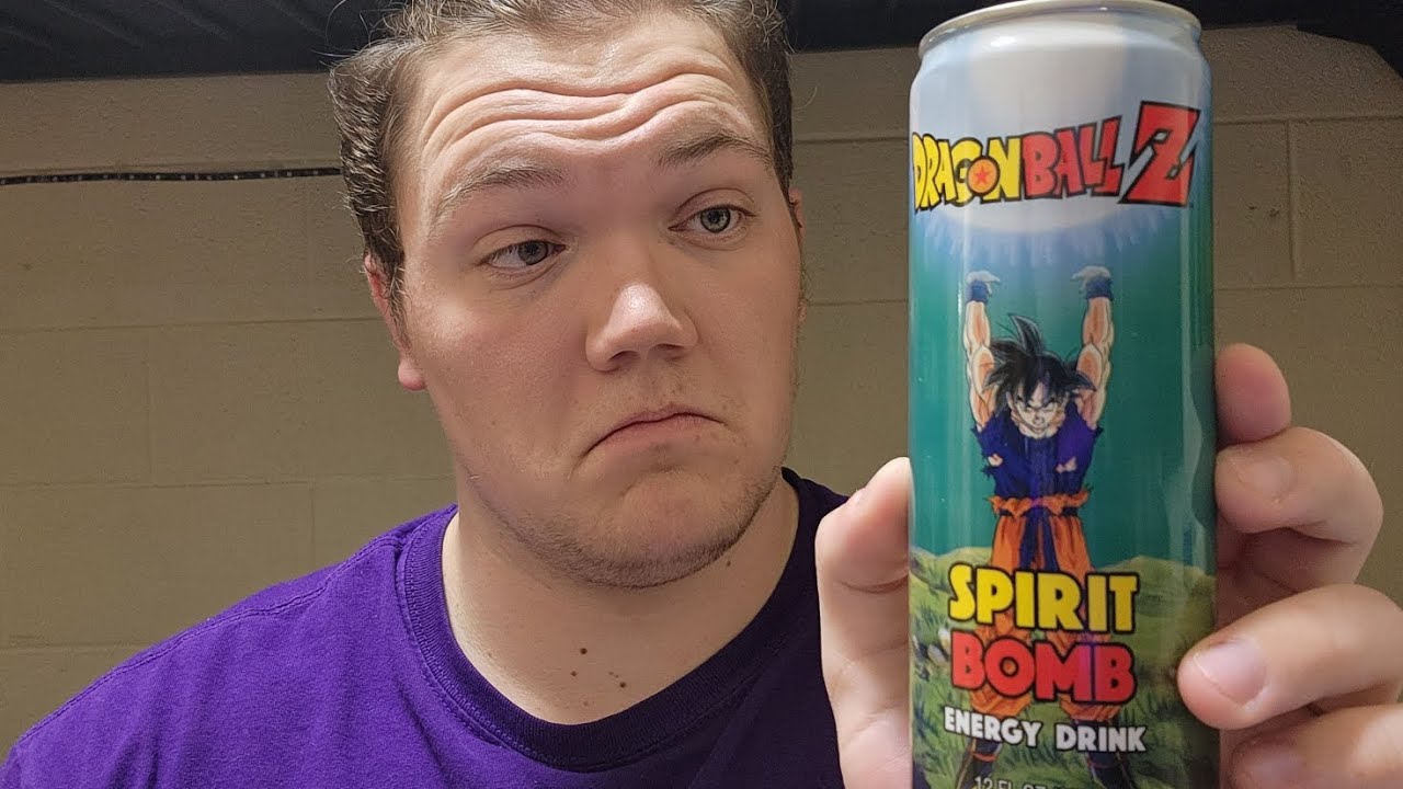 Dragon Ball Z Spirit Bomb Energy Drink Taste Test - YouTube