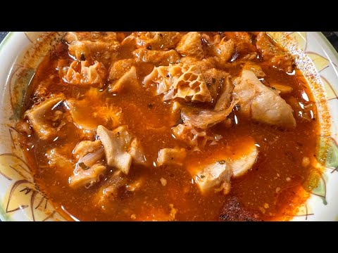 Como Hacer Un Rico Menudo Casero Sin Maiz Auténtico!🍽️🌶️ - YouTube