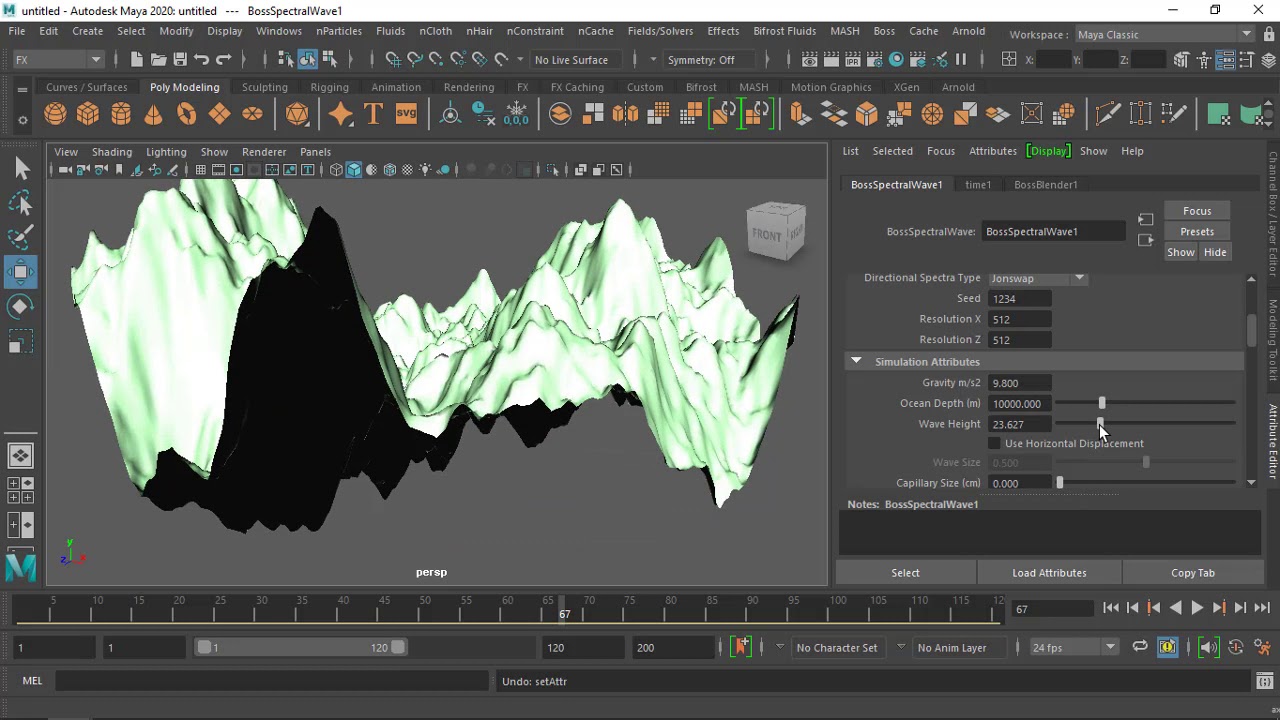 Create ocean waves (with ship) in Maya 2020 - YouTube