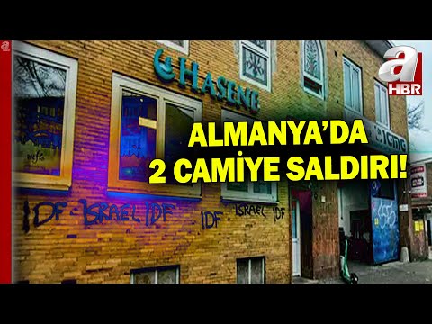 Almanya'da iki camiye provokatif saldırı | A Haber